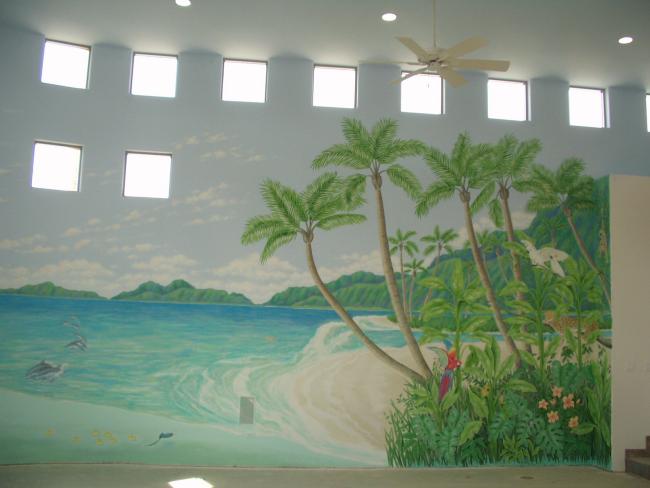 Exceptional Tropical Murals - Muralist Carolee Merrill